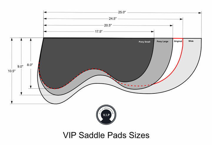VIP Original Saddle Pads for Horses | VIP Equestrian